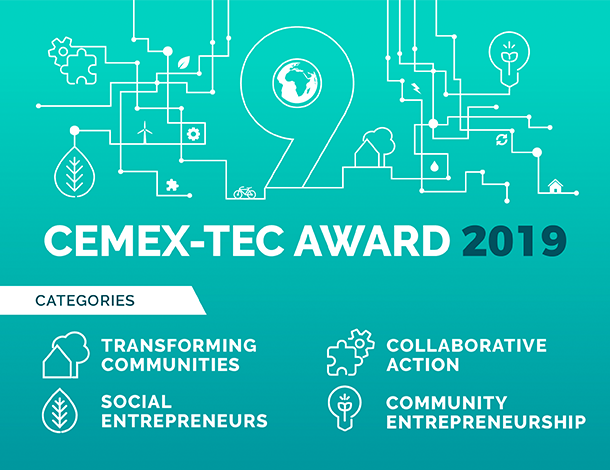 CEMEX-TEC Award 2019 | 31 May | One Young World CEMEX-TEC Award 2019 | 31 May | One Young World
